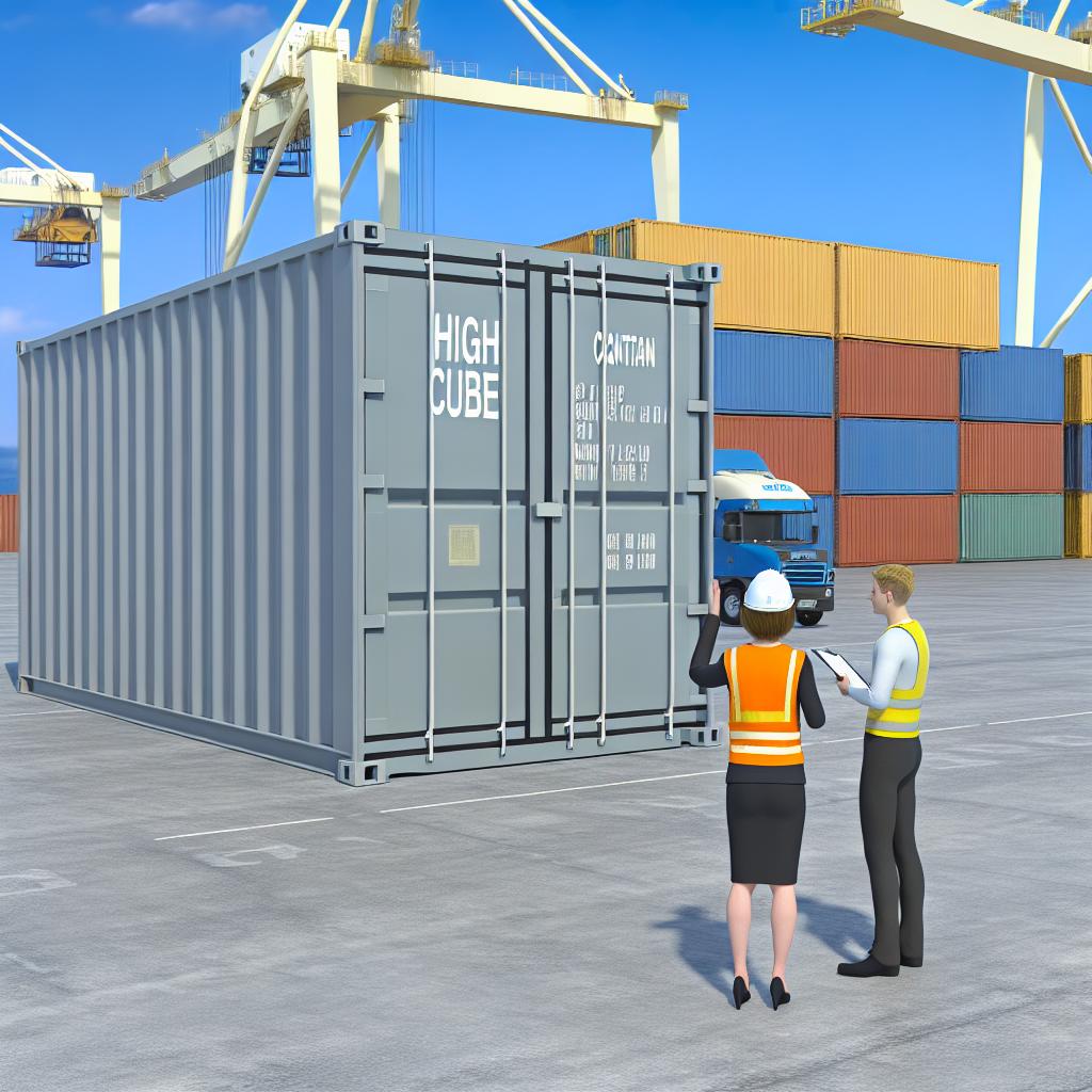 High cube containers for extra capacity.